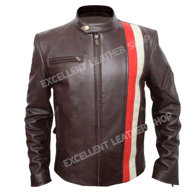 Cyclops X men Movie Leather jacket | Men Brown Leather jacket