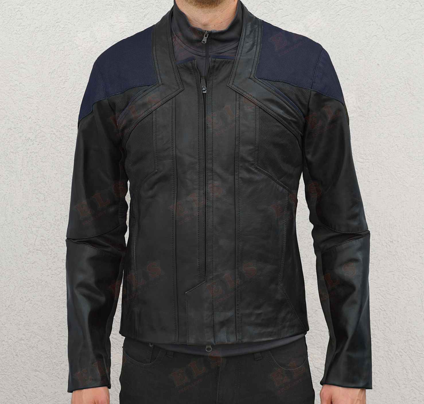 Picard 3 Blue Medical Jacket | Picard Leather Jacket