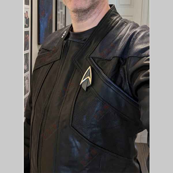 Picard 3 Blue Medical Jacket | Picard Leather Jacket