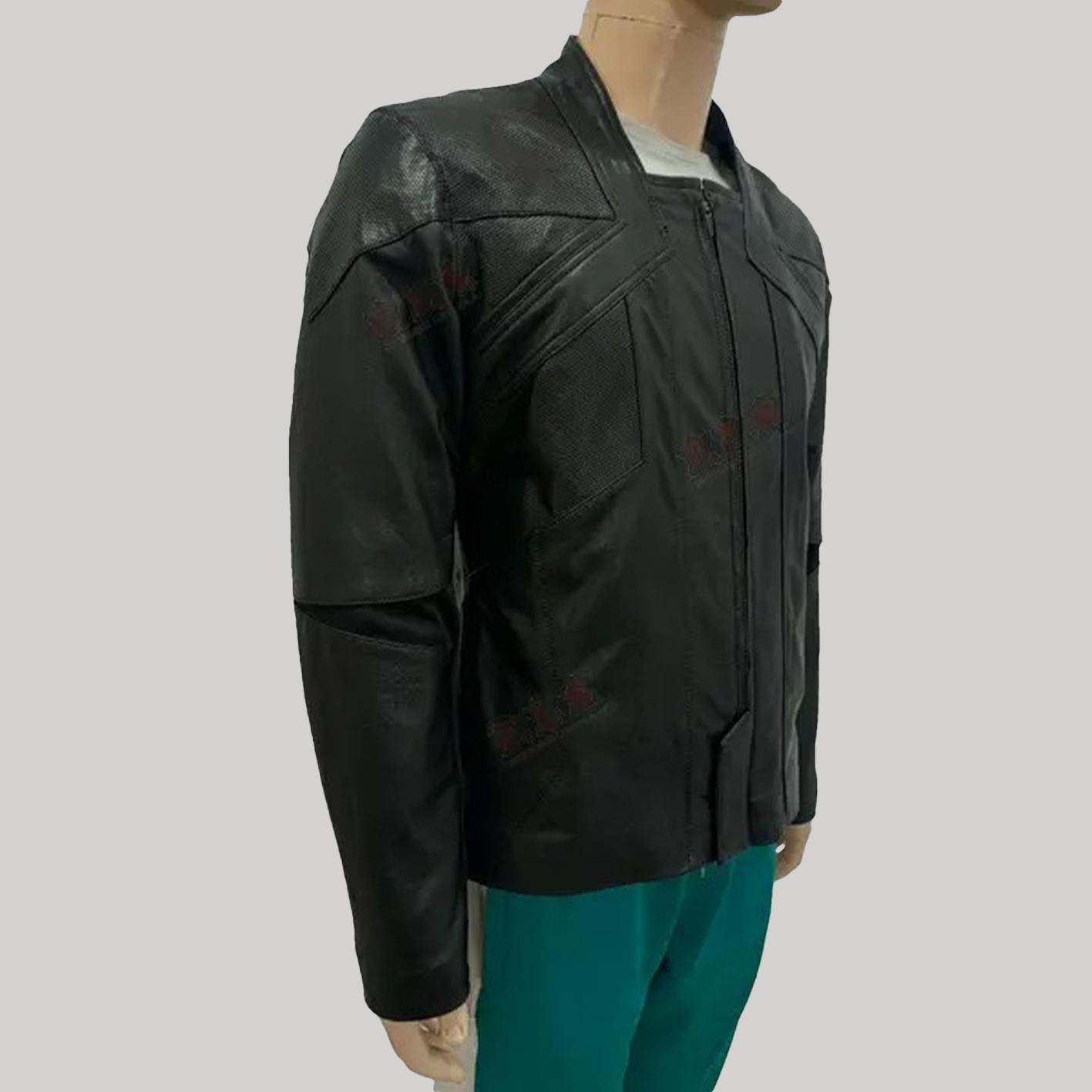 Star Trek Picard S3 Black Leather Jacket | Excellent Leather Shop