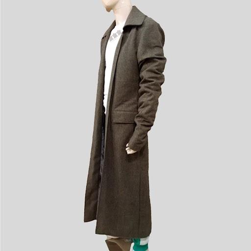 Men Duster Wool Coat | Pure Wool Coat Mens