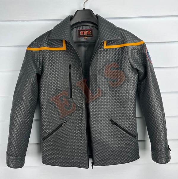 Star Trek Enterprise S-1 Excursion Quilted Leather Jacket