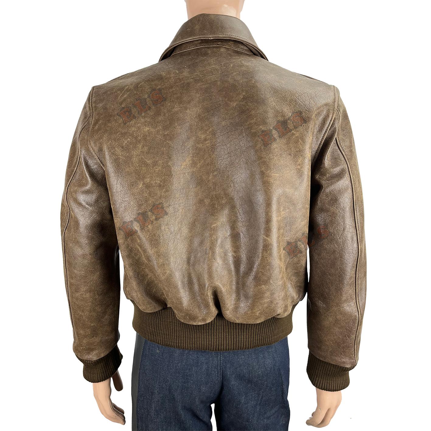 Bomber Pilot Leather Jacket-Excellent Leather Jacket