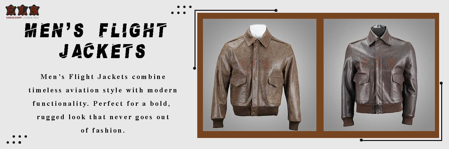 Buy Premium Mens Flight Jackets Online